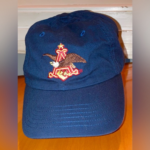 Accessories | New Anheiser Busch Beer Baseball Cap Navy Blue ...